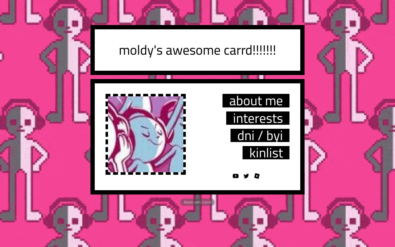 moldy's awesome cool carrd yeah!!